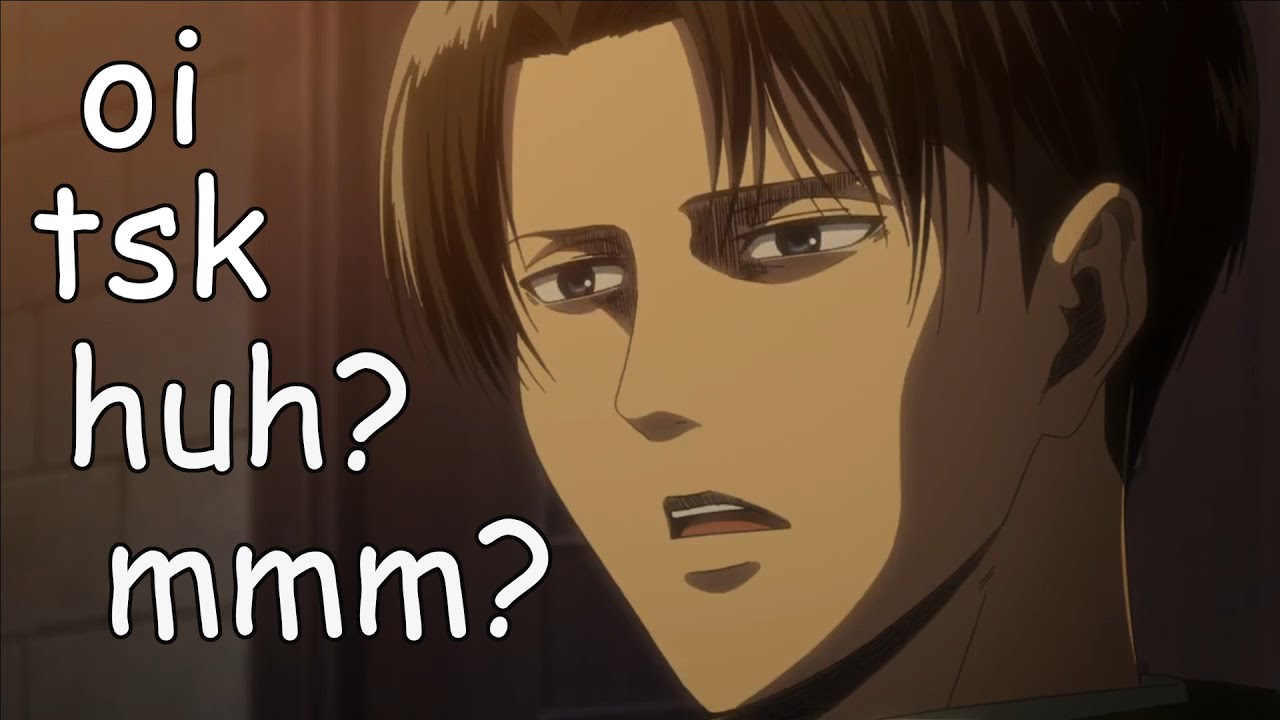 All Levi reaction sounds/noises - YouTube