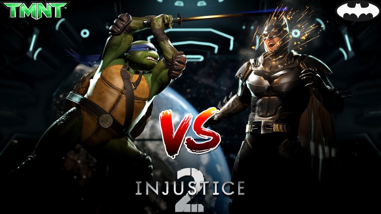 Injustice 2 Leonardo vs Batman Multiplayer Gameplay w/ Super Moves ...