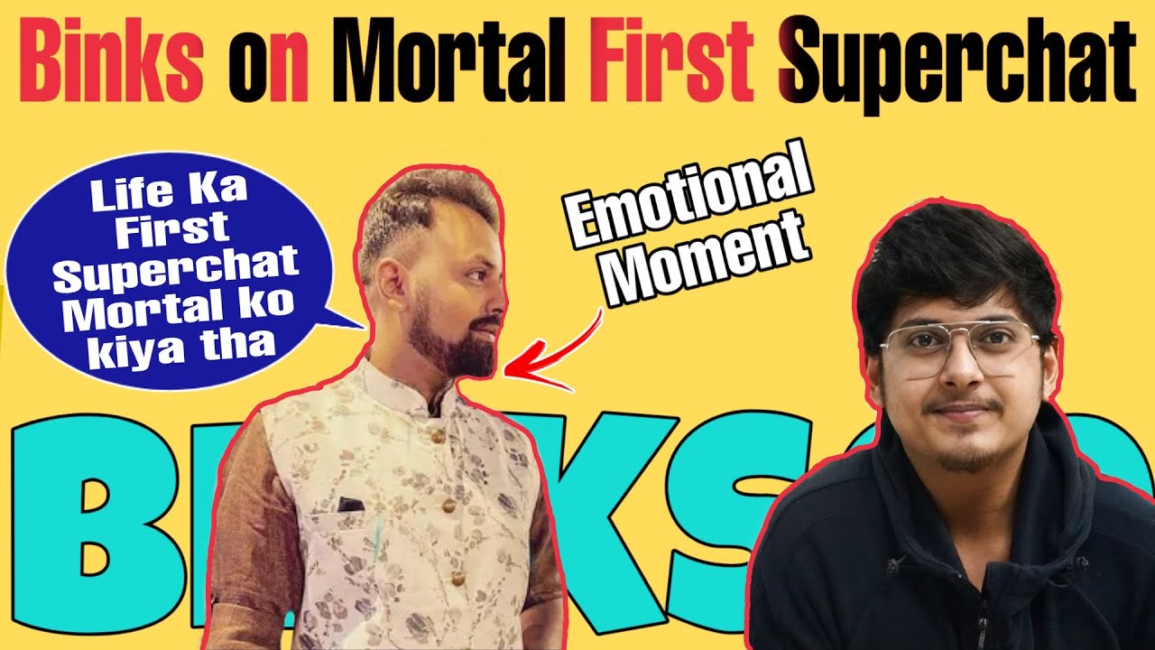 !! 8bit Binks on Mortal First Superchat | Binks Emotional Moment - YouTube