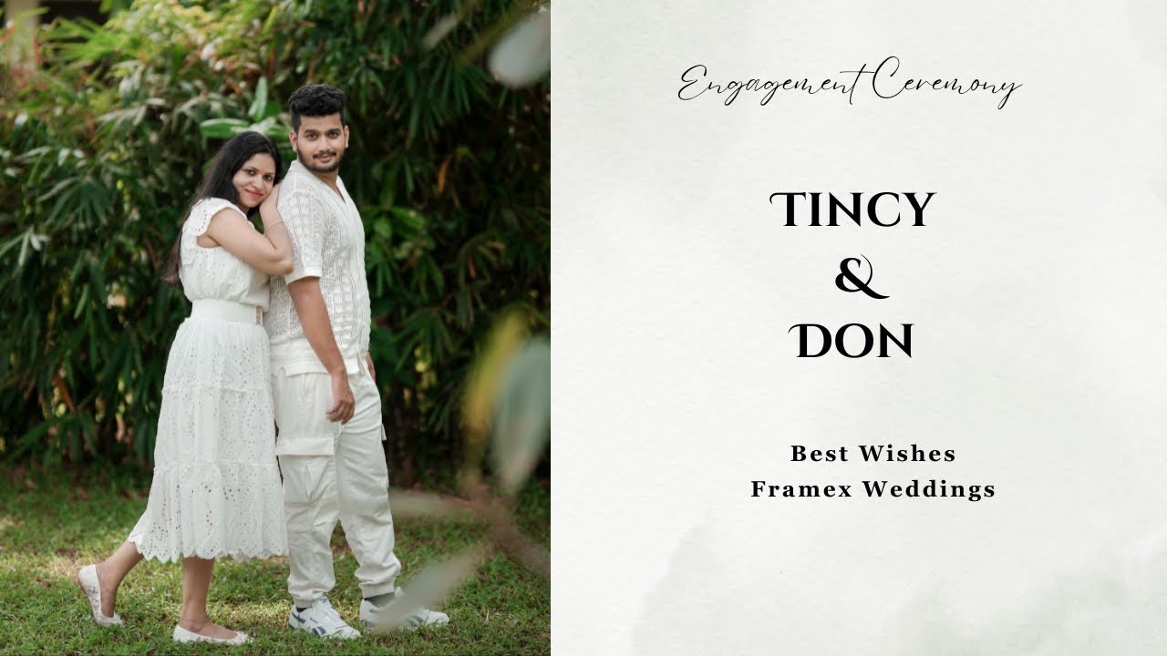 Engagement Ceremony | Tincy & Don | 17.08.2024 | Saturday | 5.45 PM ...