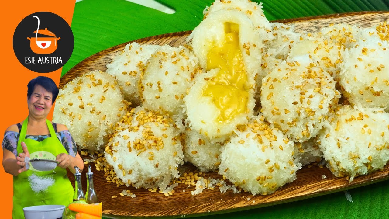 Yema Palitaw Balls | Palitaw with yema filling | Meriyendang Pinoy ...