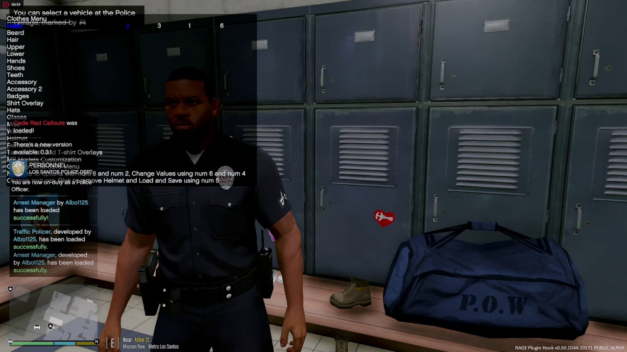 Short preview of [WIP] Enhanced LSPD Cop V4 for hats and glasses - YouTube