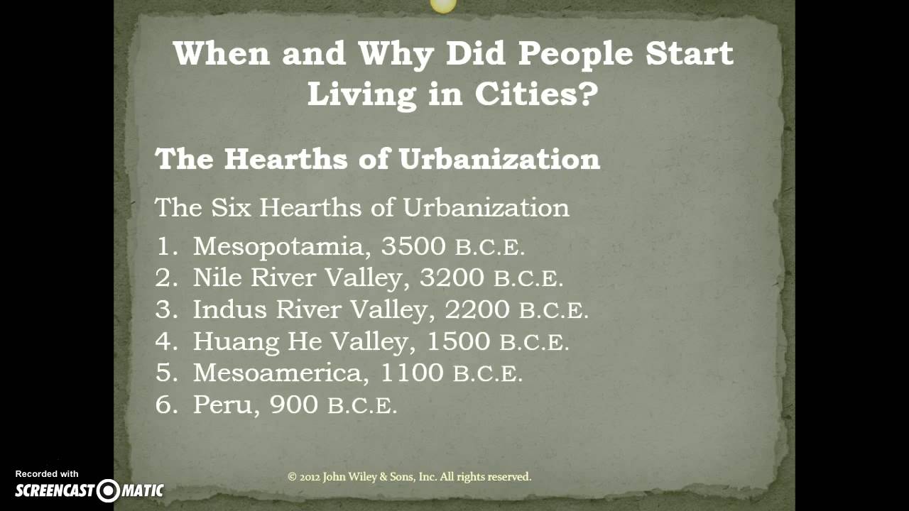 When & Why People Started Living in Cities - YouTube