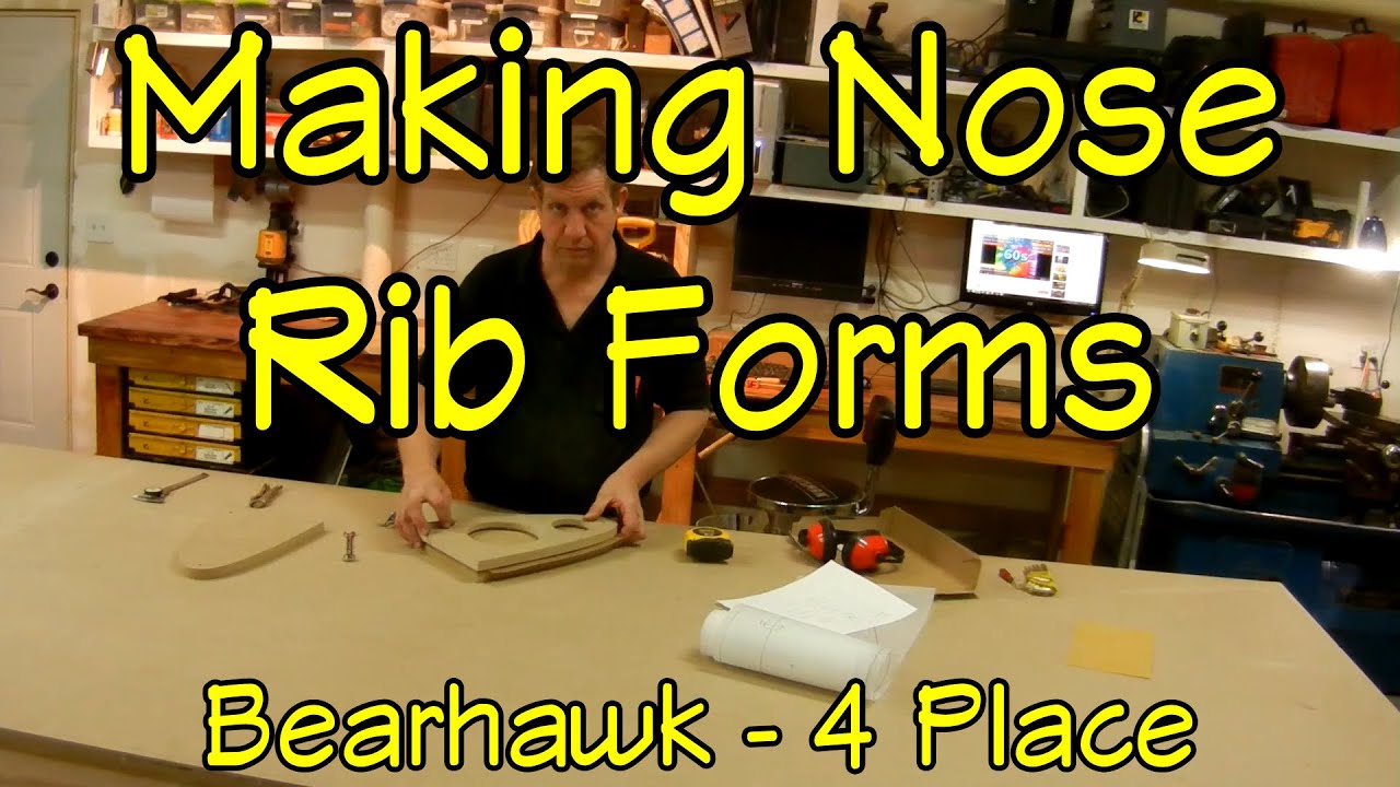 Bearhawk Experimental Airplane Build : Making Nose Rib Forms - YouTube