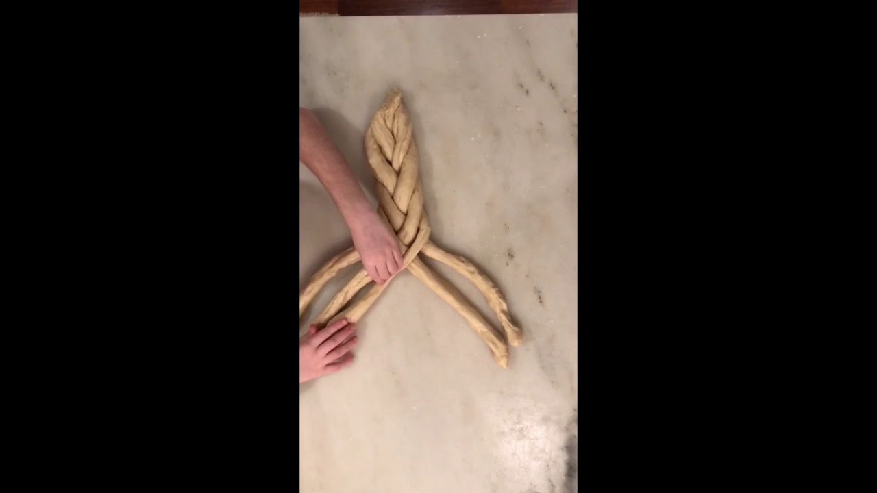 5 Strand Challah - YouTube