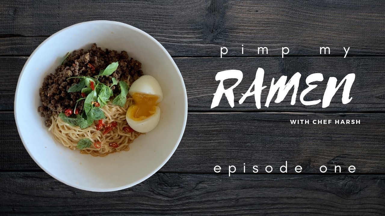 Spicy Sesame Thai Buff Ramen Recipe | Chef Harsh | Pimp My Ramen - YouTube