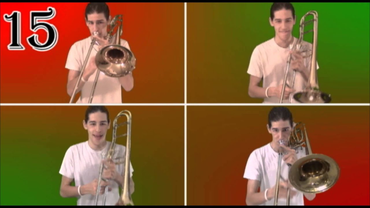 Day 15 - Ding Dong Merrily On High: Trombone Arrangement - YouTube
