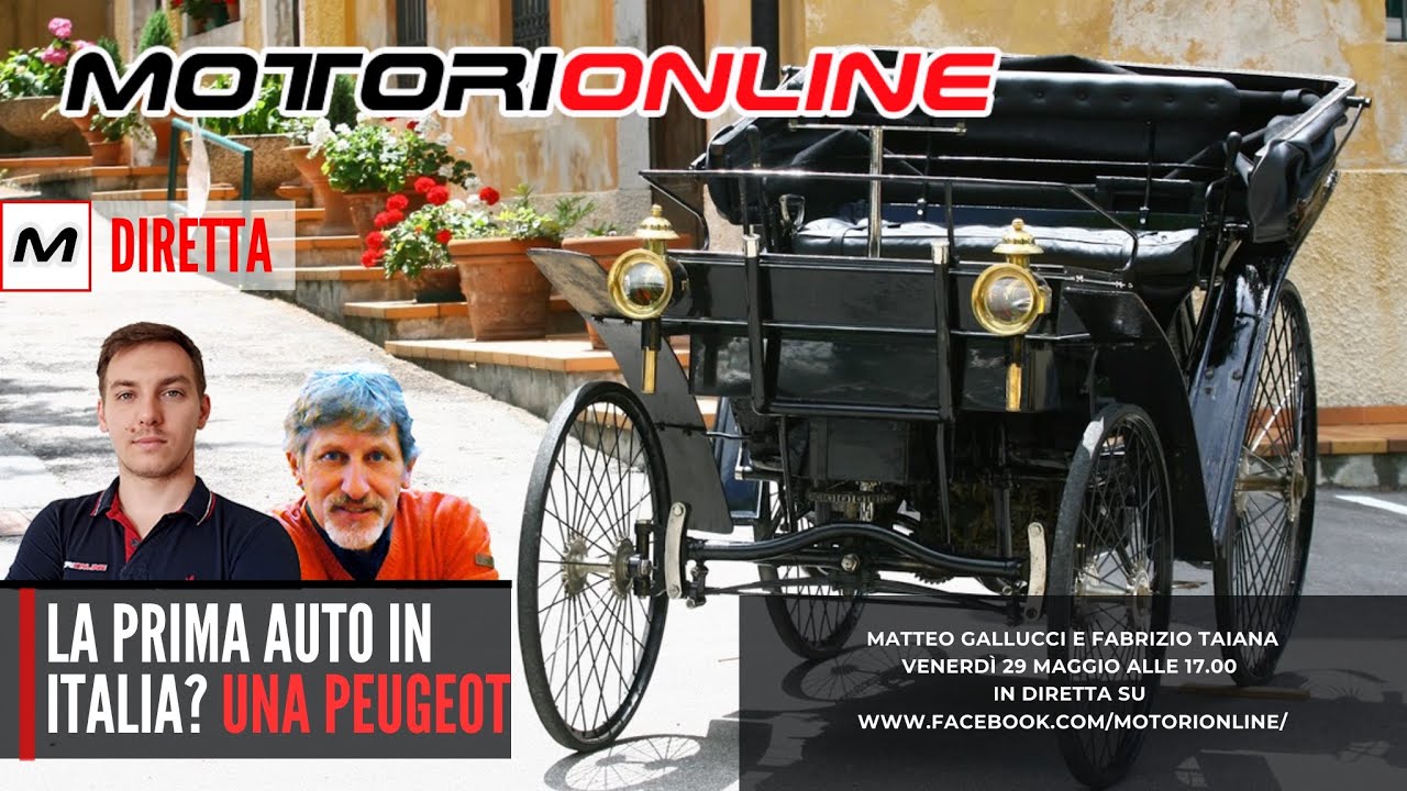 DIRETTA - La prima auto in Italia? Una Peugeot! - YouTube