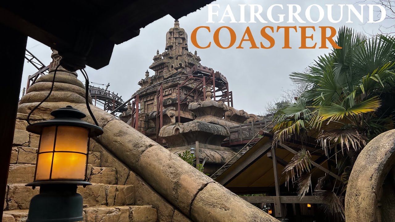 The Fairground Coaster at Disney | Indiana Jones et le Temple du Péril ...