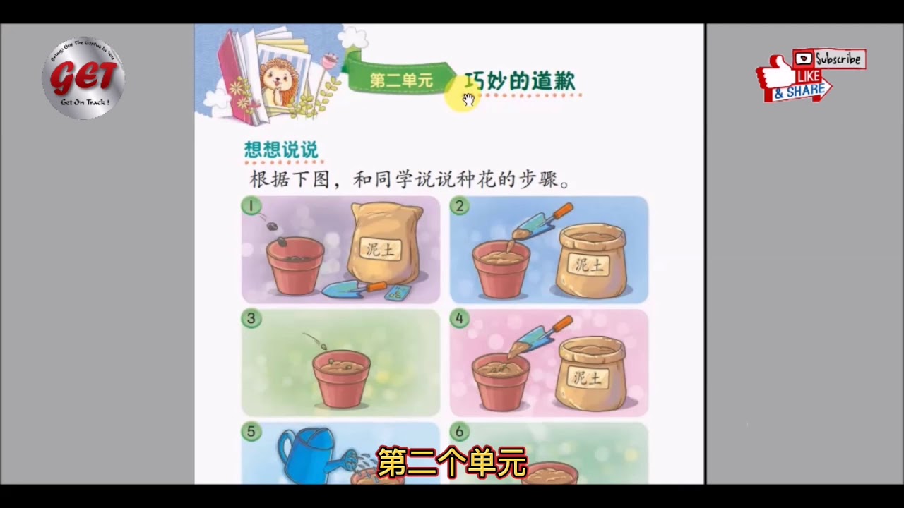 SJKC Year 3 Chinese Textbook p. 6 to 7. 华小3年级华文课本朗读第6至7页。 - YouTube
