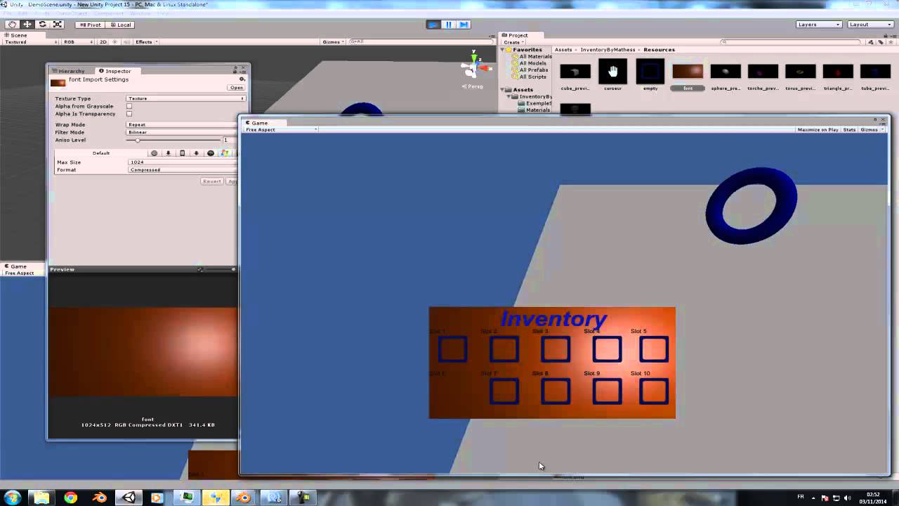 Création inventaire unity JS [FR] (gratuit!) - YouTube