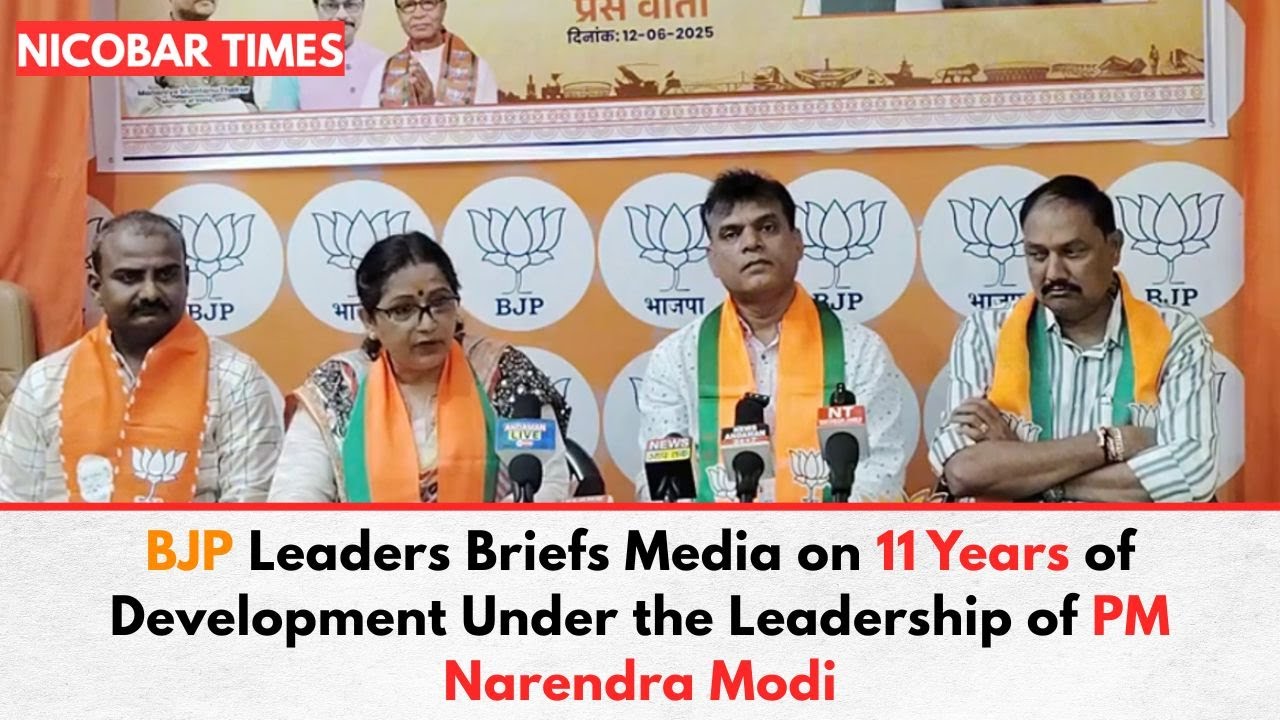 BJP Leaders Briefs Media on 11 Years of Development Under the ...