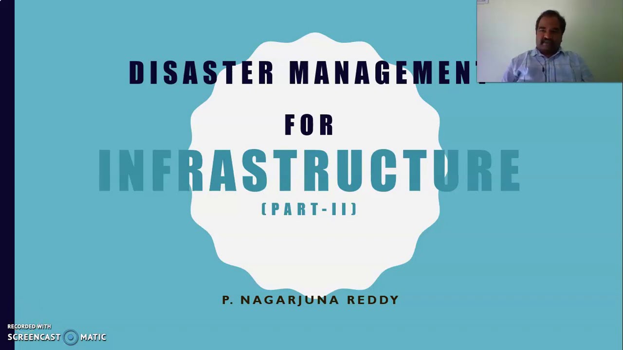 Disaster management for infrastructure Part II - YouTube
