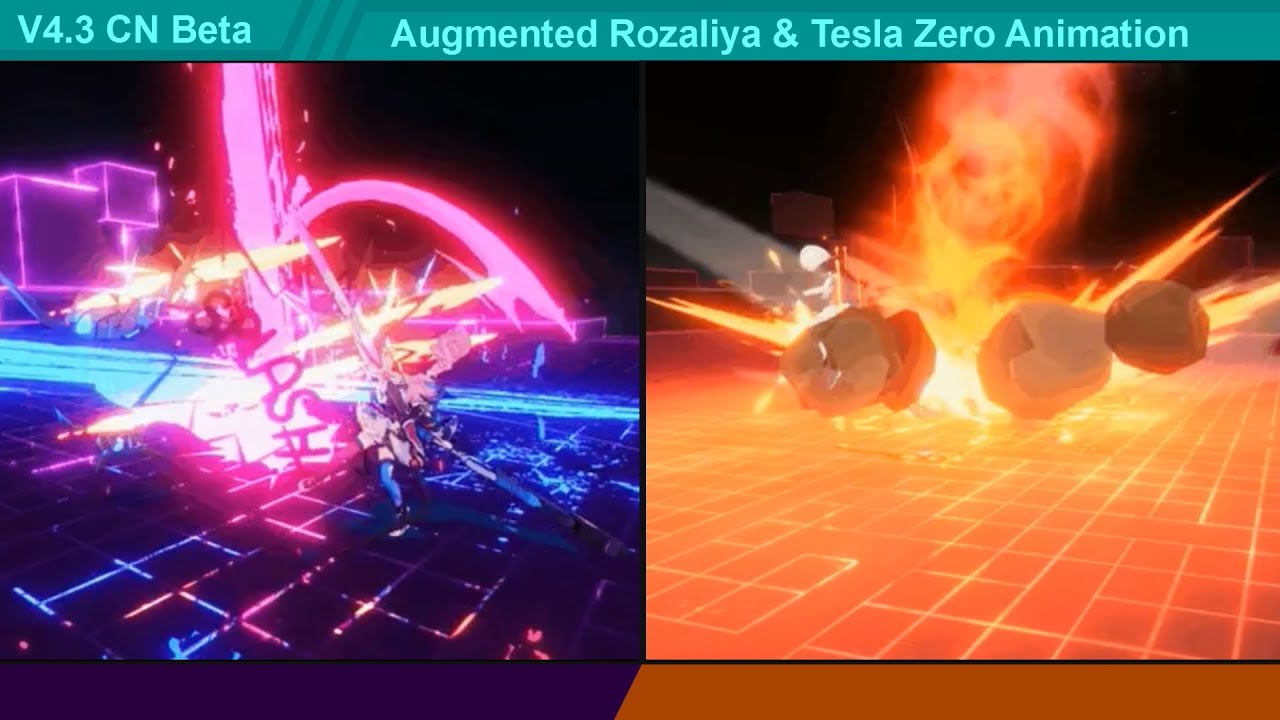 V4.3 Beta - Augmented Rozaliya & Tesla Zero Animation (no sound ...