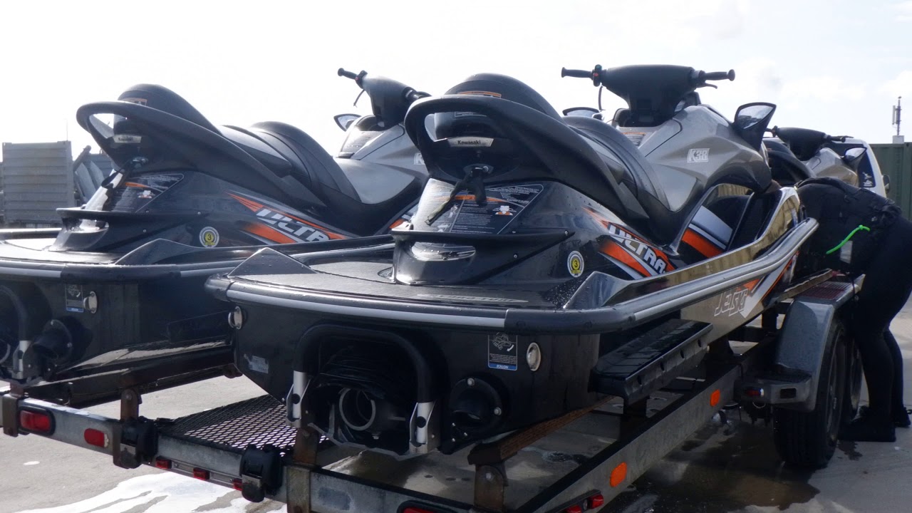 Rescue Water Craft Trailer Loading - Bunk placement and safety - YouTube