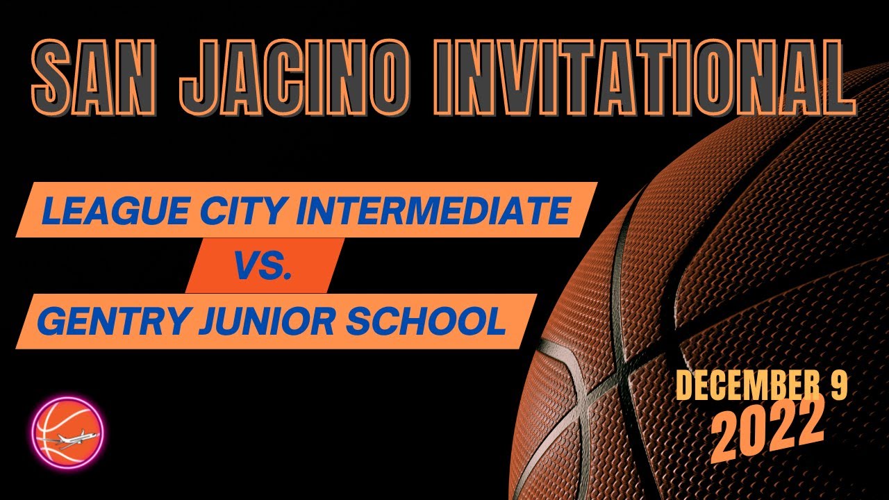 League City Intermediate 7A Basketball Team Game vs Gentry Junior High ...