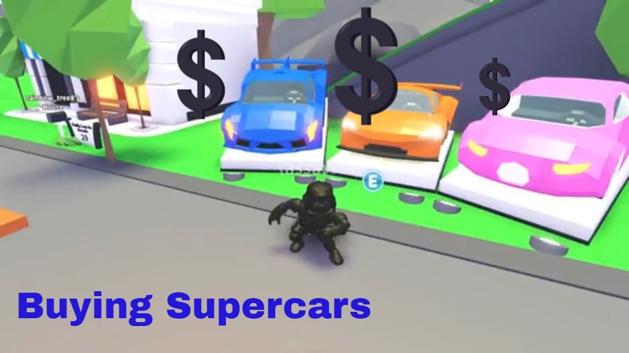 LEGENDARY SUPERCARS IN ADOPT ME - YouTube