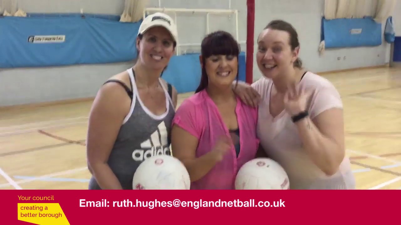 Netball Let's Get Telford Active - YouTube