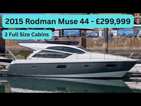 2015 Rodman Muse for Sale £299,999   Full Tour of this Popular Offshore Motor Yacht