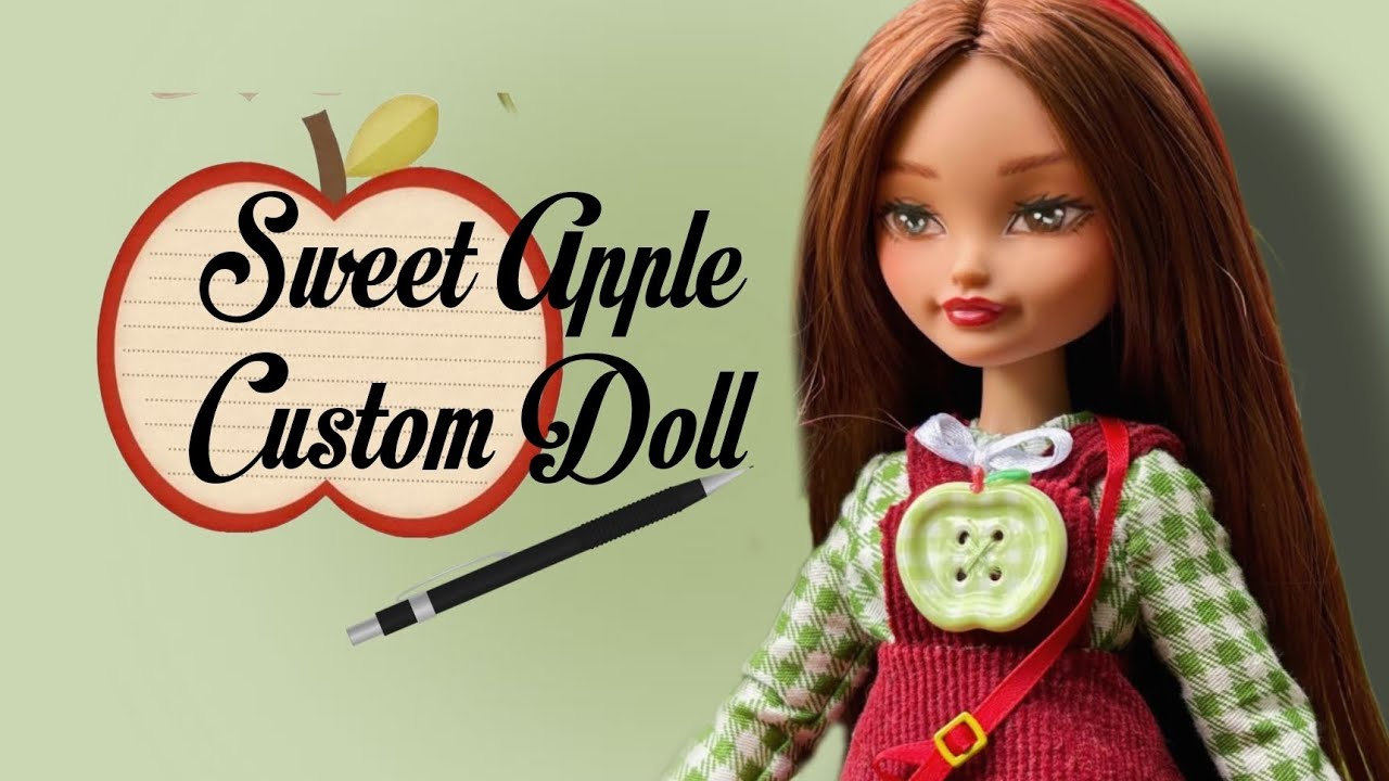 Making a Sweet Apple-Themed Custom Doll 🍏 | Barbie Dream Besties ...