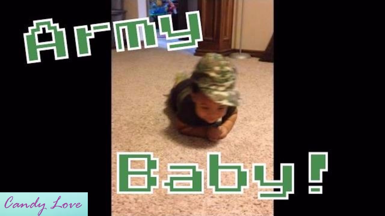 Baby "Army Crawl" - YouTube