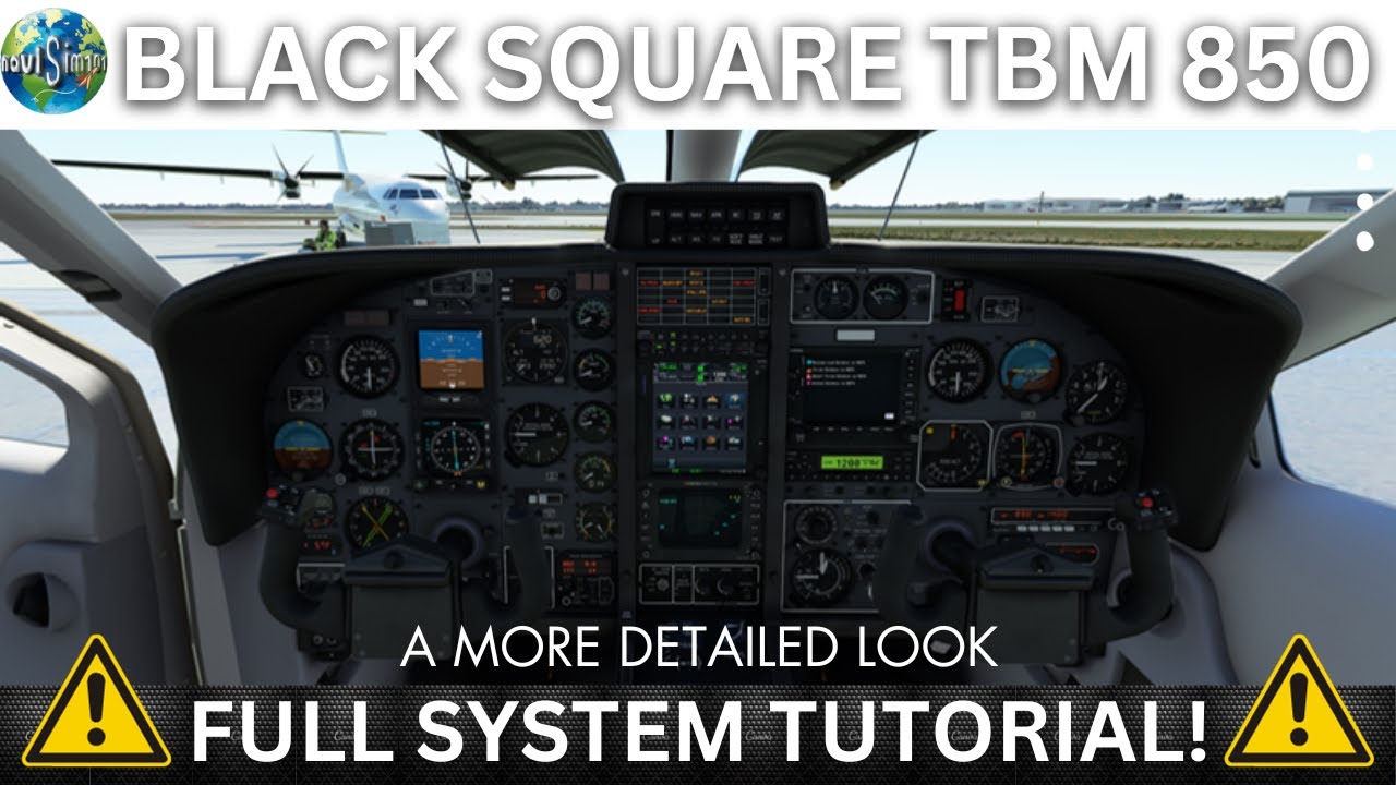The FANTASTIC Black Square TBM 850 | A FULL SYSTEM TUTORIAL | Don’t ...