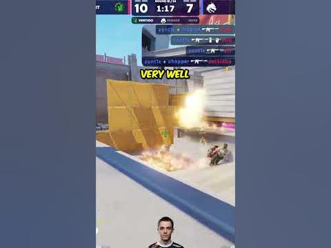 Zont1x Goes Sneaky for the Ace | Spirit vs Metizport | Blast Spring CS2 Showdown #shorts - YouTube
