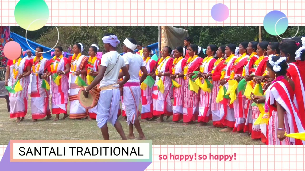 SANTALI TRADITIONAL DANCE ...#পাতা এনেচ - YouTube