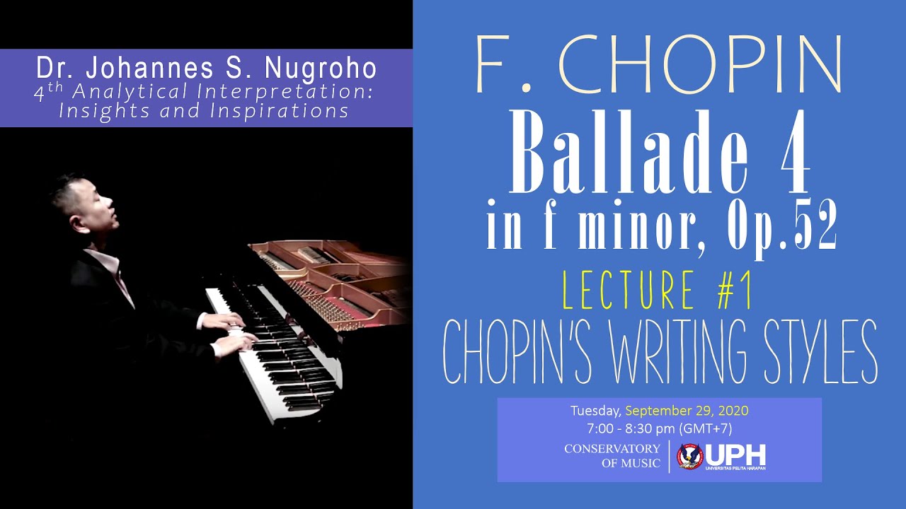 Chopin's Writing Styles: his pianistic, improvisatory, lyrical, dancing ...
