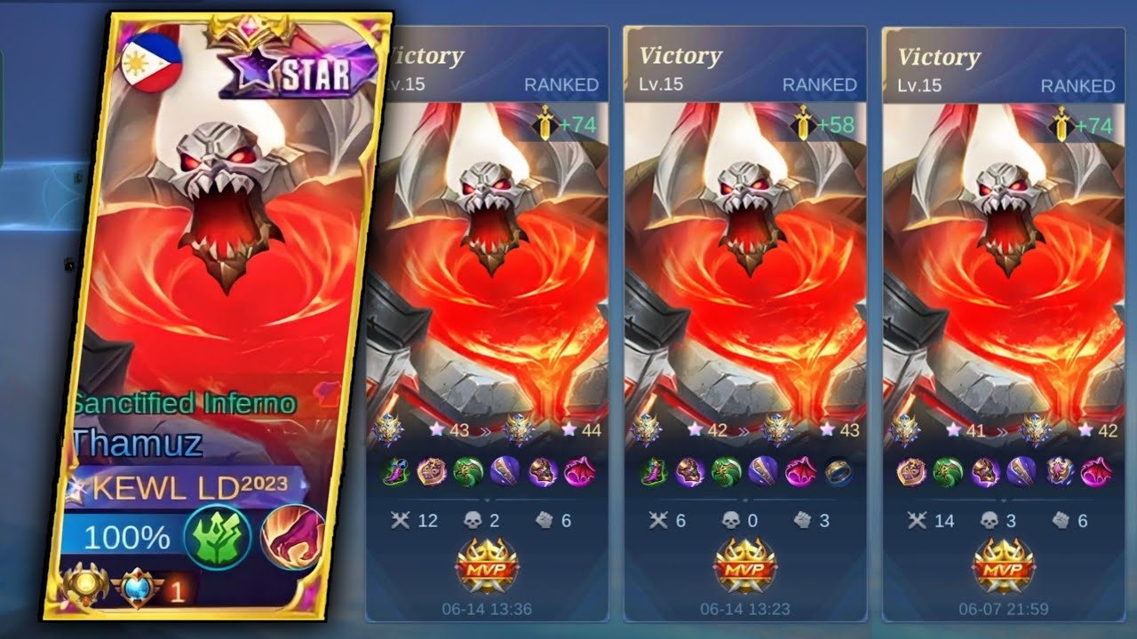 THAMUZ EASY WIN STREAK BUILD IN SOLO RANK GAME 🔥🔥🔥 - YouTube