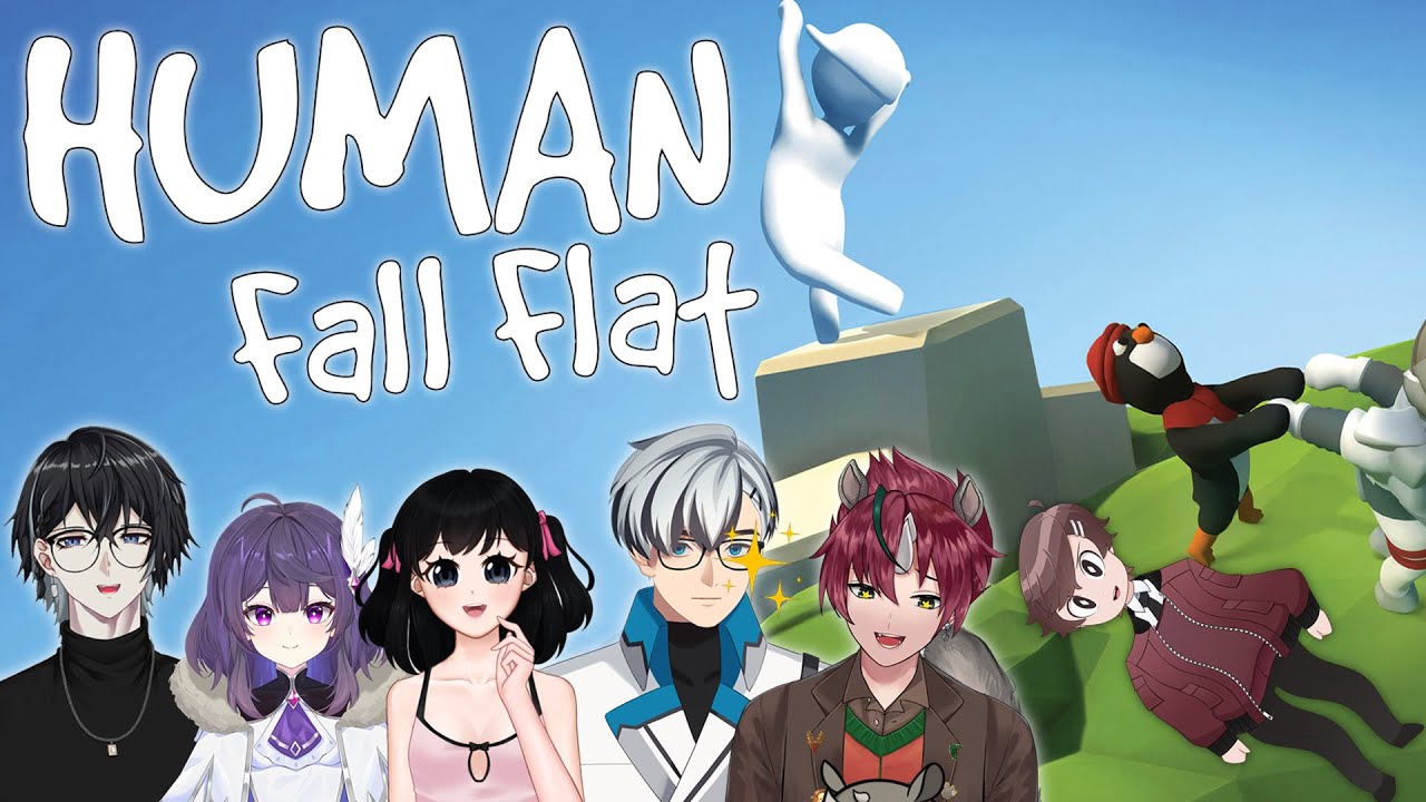 Cole Calaletoy w/ Friends! | Human Fall Flat [VTuber Indonesia] - YouTube