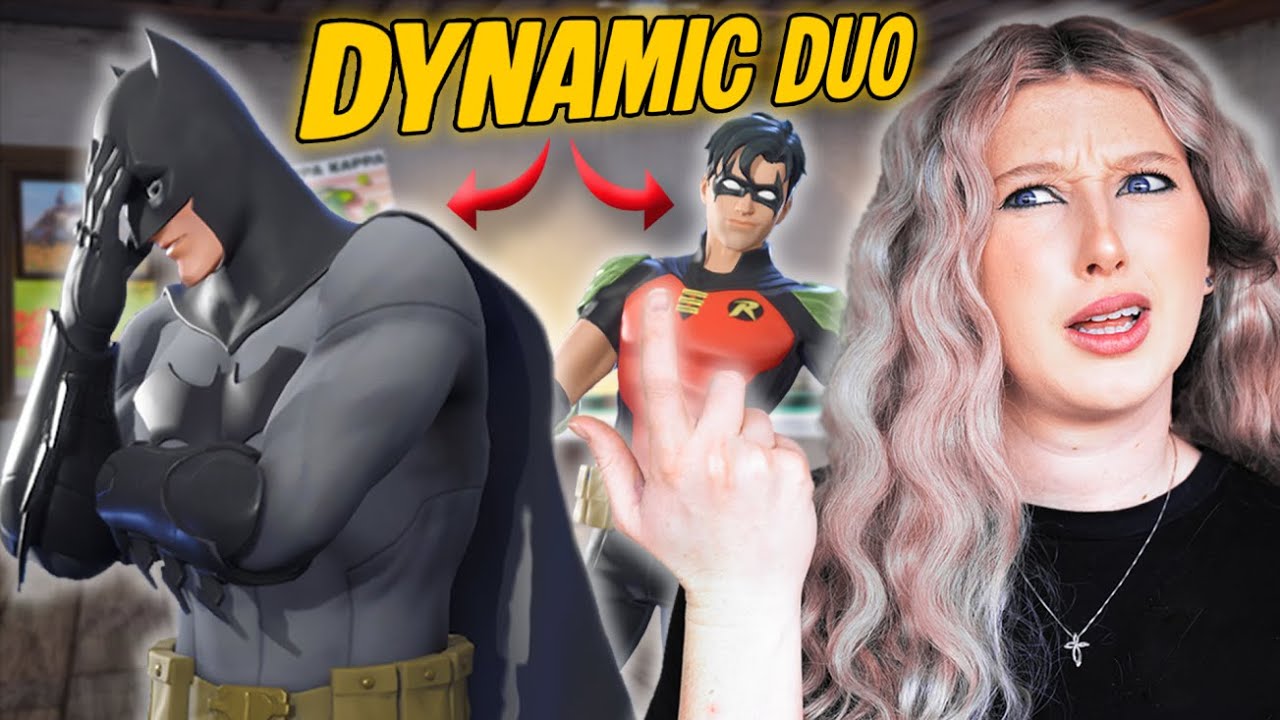 Batman and Robin bring JUSTICE to Fortnite! - YouTube