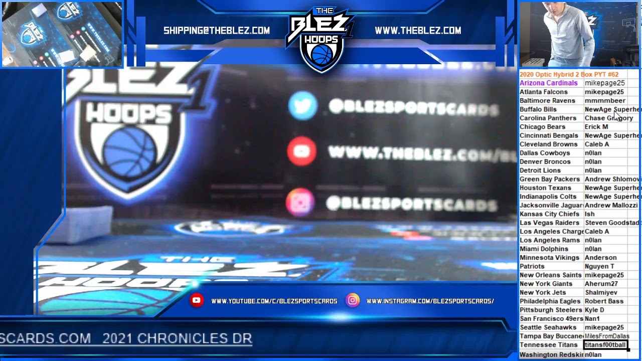 Blez Sports Cards Live Stream - YouTube