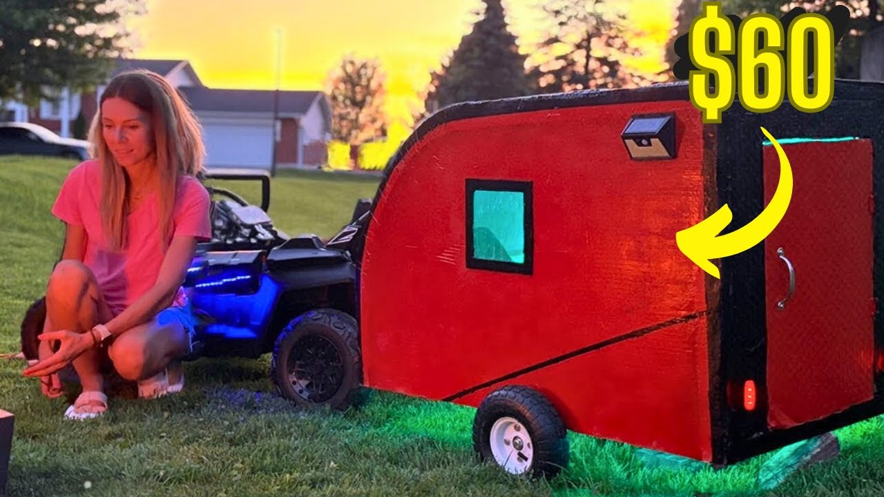 I built a Micro Camper for $60! Full DIY Build - YouTube