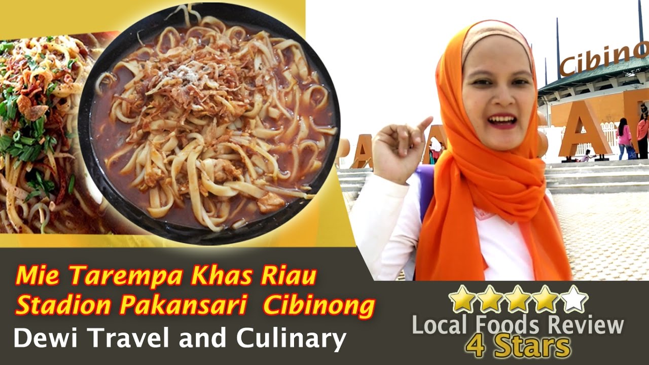 Mie Tarempa (Tampar) Khas Kepulauan Riau di Stadion Pakansari - YouTube