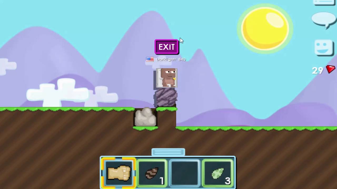 Growtopia | Dirt to Diamond Lock #1 ( Grass & Small Lock ) - YouTube