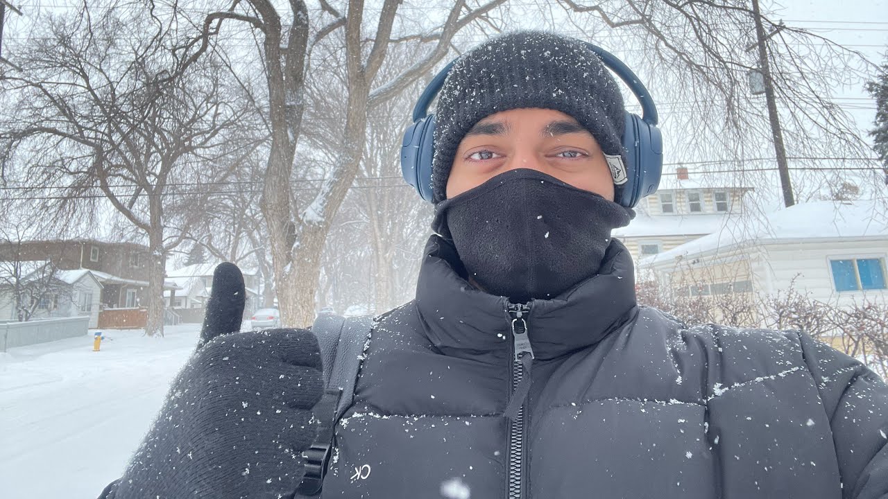 Going to job in extreme -25 cold weather in Canada 🇨🇦🥶 ️| party at job ...