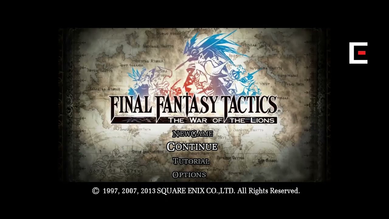 Final Fantasy Tactics: War of the Lion - OP Cinematic and Title Screen ...