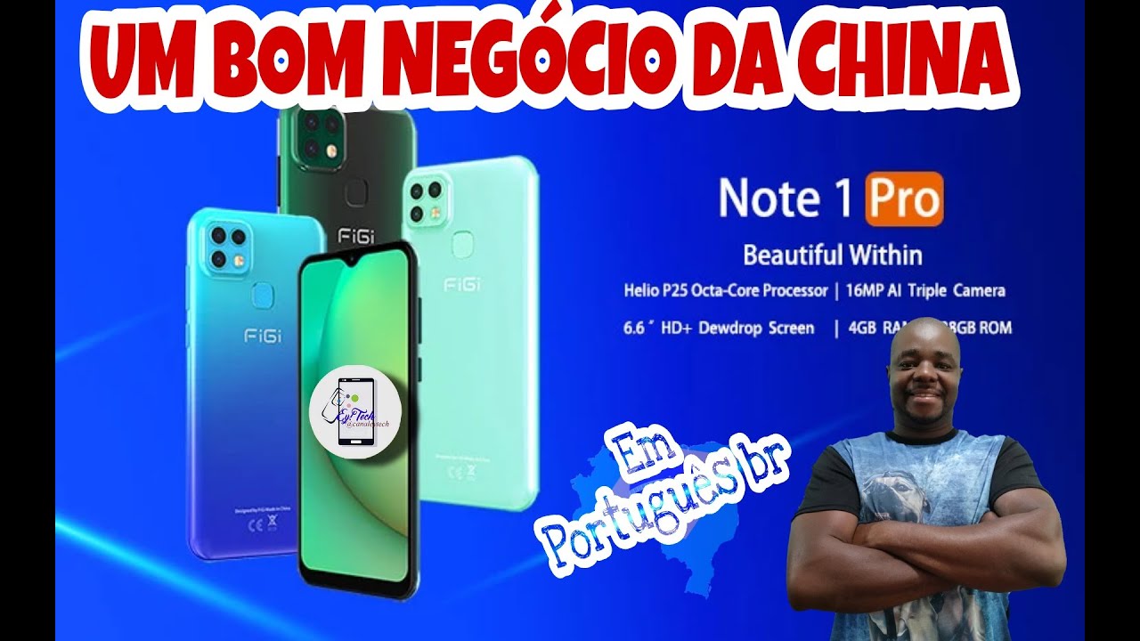 FIGI NOTE 1 PRO: O Smartphone Chinês com Preço bem baratinho. CONFIRA ...