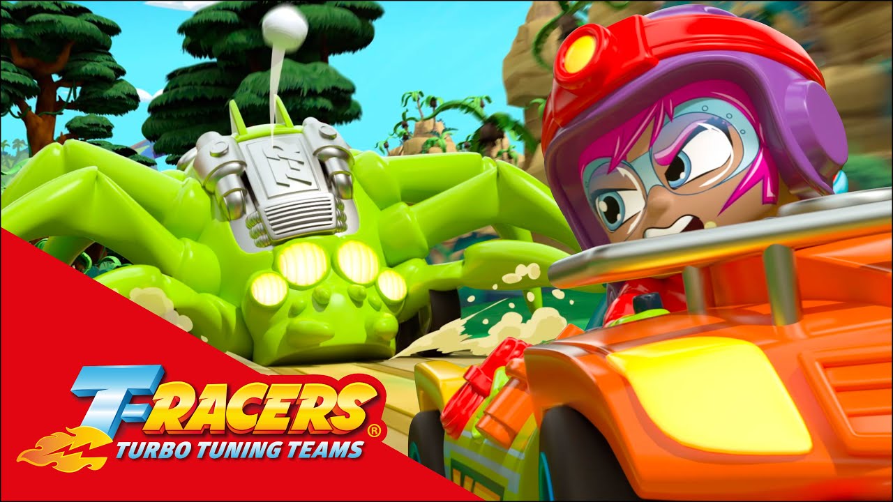 T-RACERS | EPISODE: THE SPIDER'S TREASURE 🕷️🕸️ | Cartoons SERIES for ...