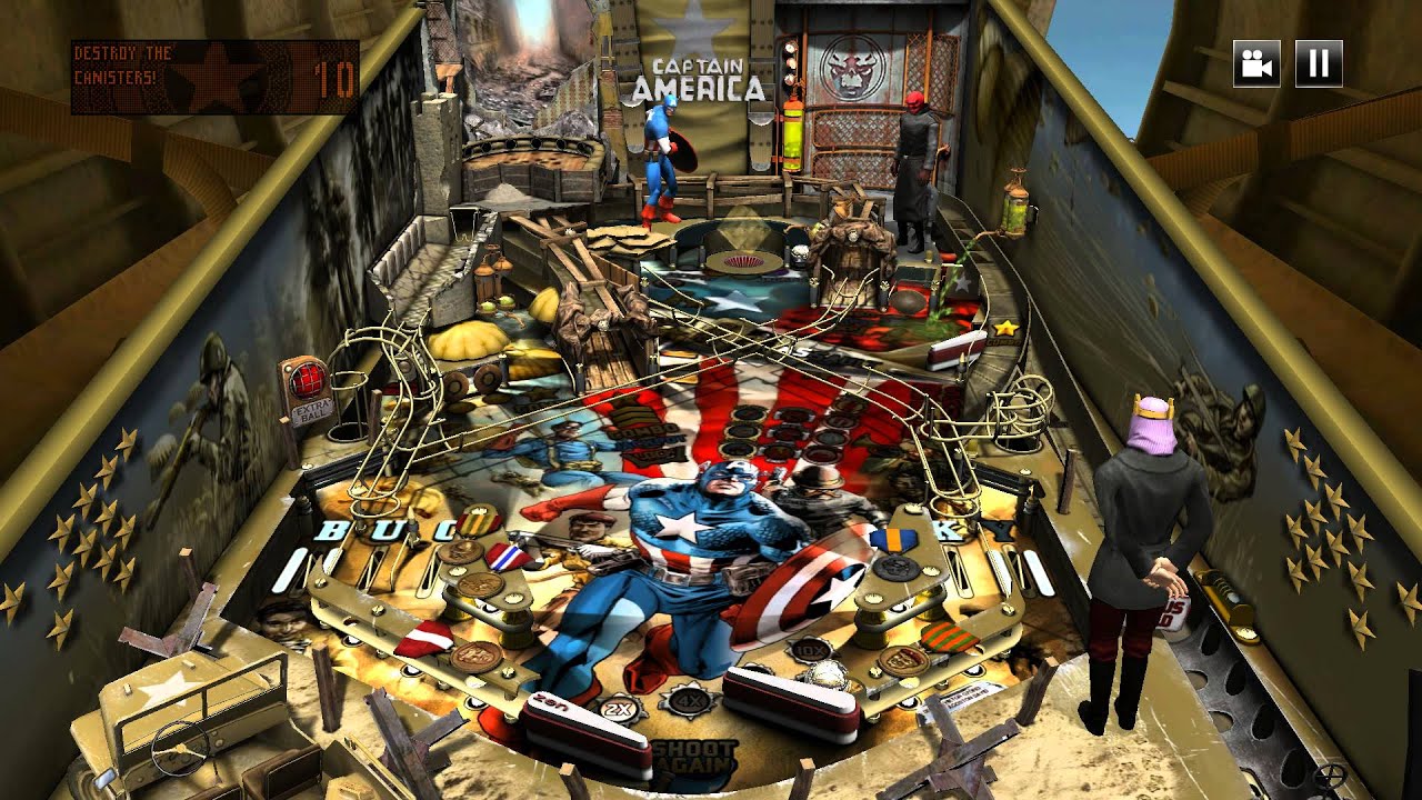 Pinball FX2 Captain America - YouTube