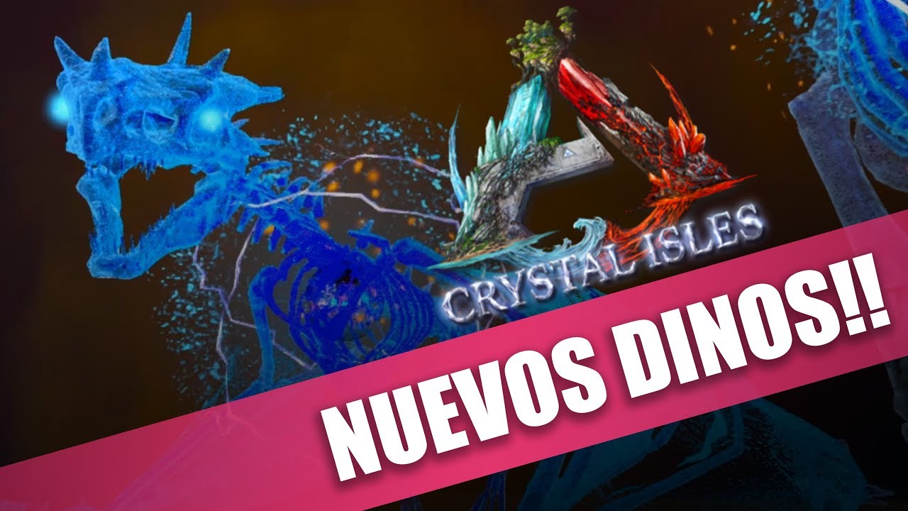 TODOS LOS DINOS NUEVOS DEL MOD CRYSTAL ISLES DINO COLLECTION ...