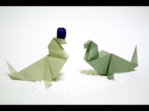 Origami Seal - YouTube