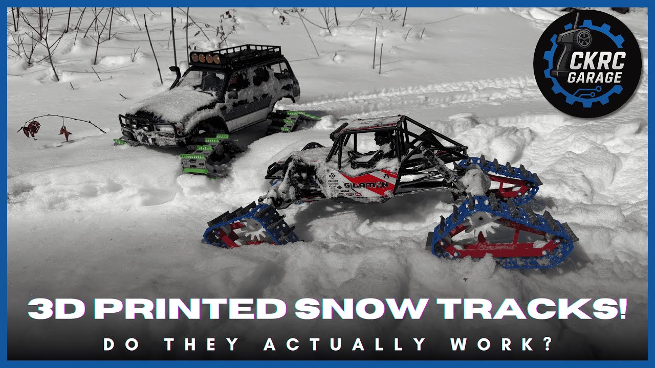 I Found FREE 3D Printed Snow Tracks… Do They Actually Work? - YouTube