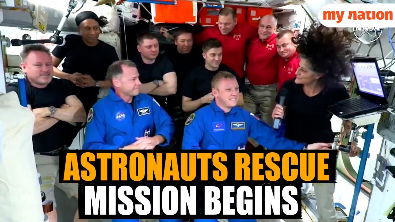 Sunita Williams' Rescue Mission Begins: SpaceX Crew Dragon Space ...