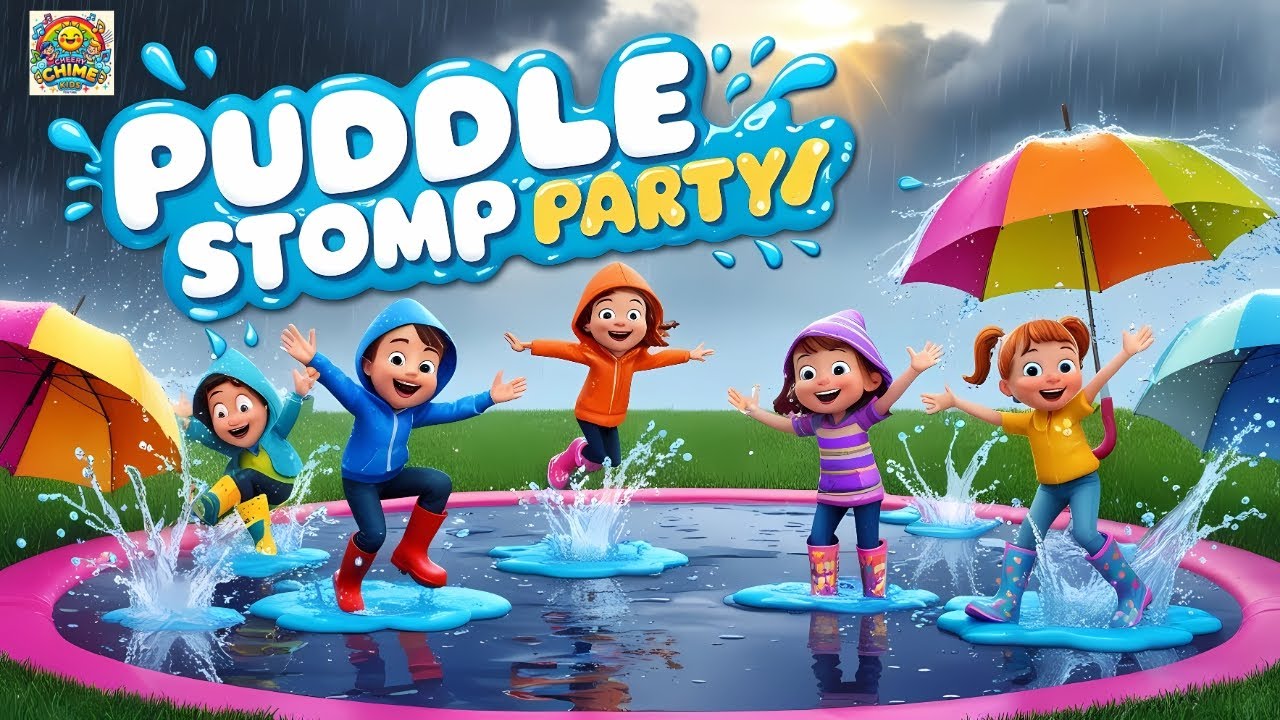 Puddle Stomp Party: The Best Splashing Fun Ever! 🐾🌧️ - YouTube