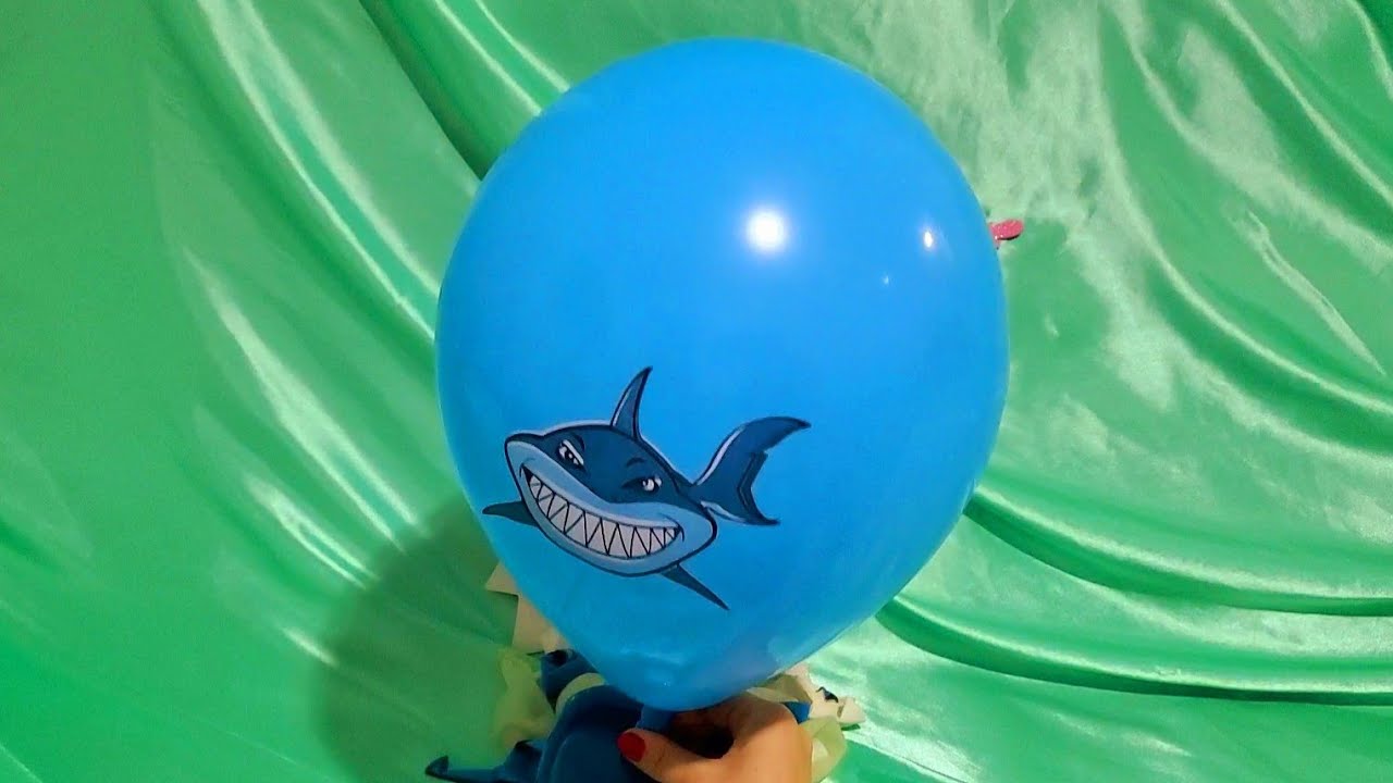 FUN SHARK BALLOON INFLATION AND DEFLATION!!! - YouTube