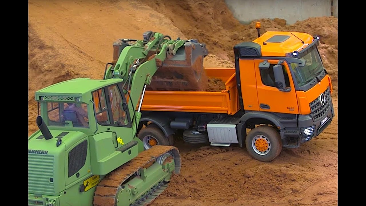 BEST OF RC Machines working - Track Loader, Wheeled Loader and RC ...
