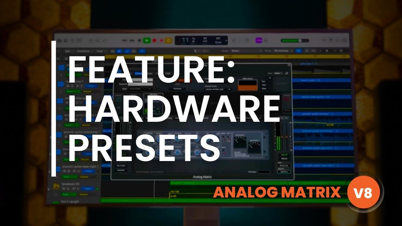 Analog Matrix V8: Hardware Presets - YouTube