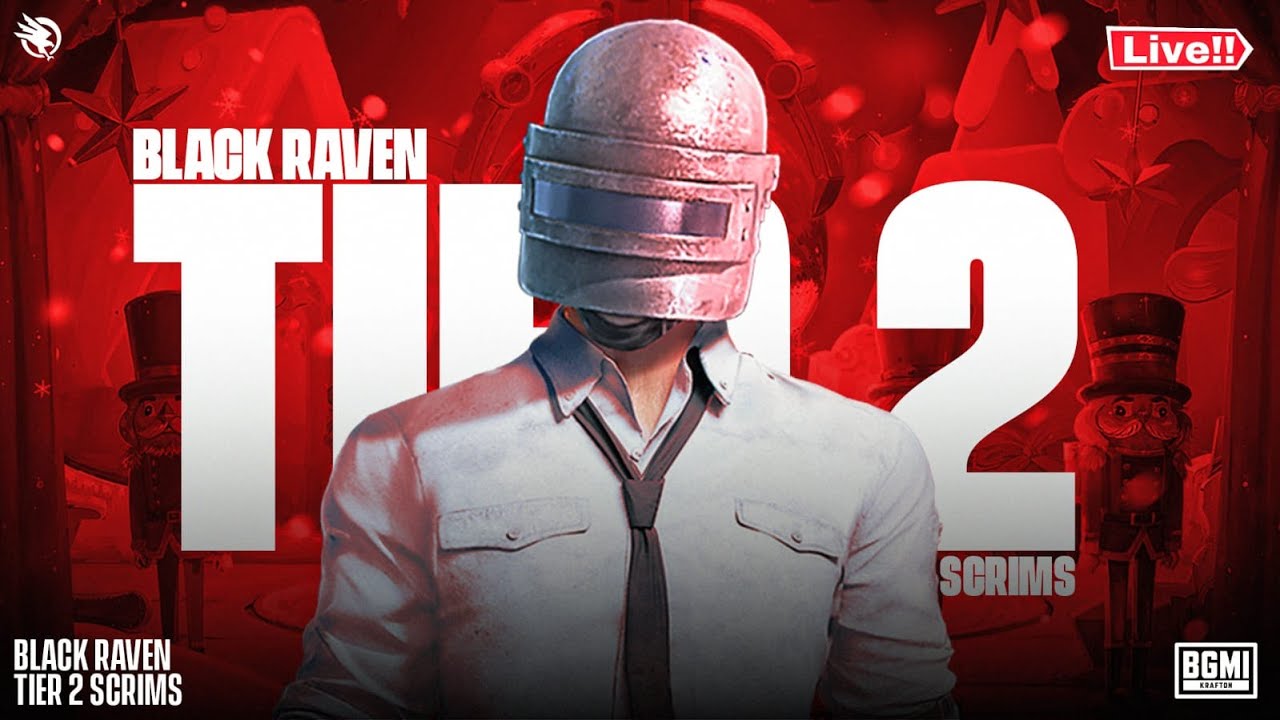 Bgmi : BLACK RAVEN ESPORTS || T2 SCRIMS Is Now Live By Black Raven ...